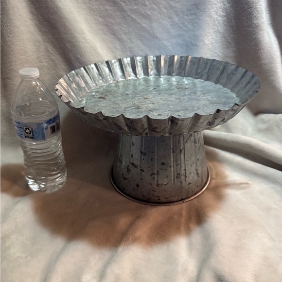Kitchen | Galvanized Metal Cake Stand | Poshmark